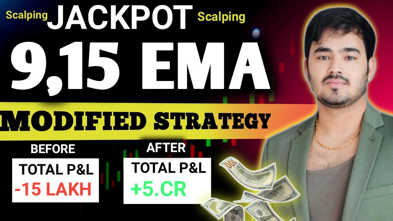 9 ,15 EMA Scalping Modified Strategy| Scalping Strategy| 9EMA| 15 EMA ...