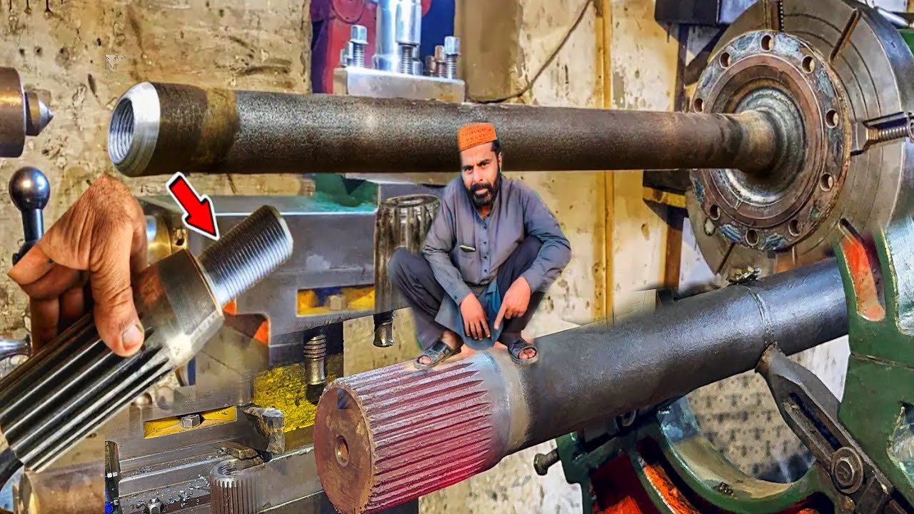 I Repaired a Broken Truck Rear Wheel Axle Teeth |IHow Truck Axle Broken ...