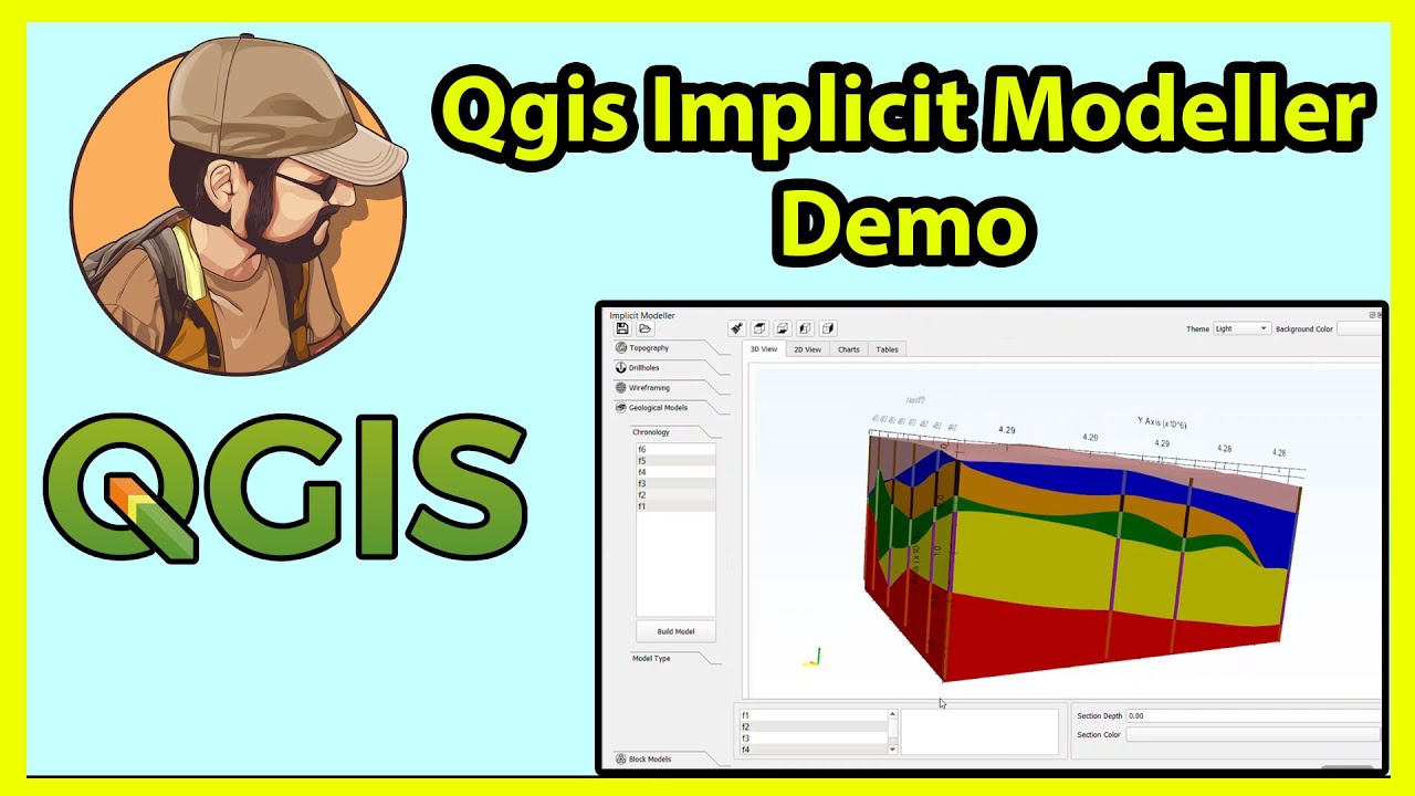 Qgis Implicit Modeller Plugin Demo Youtube