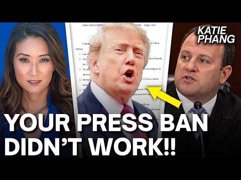 Trump SPIRALS As JUDGE ORDERS White House To RESTORE PRESS ACCESS!!