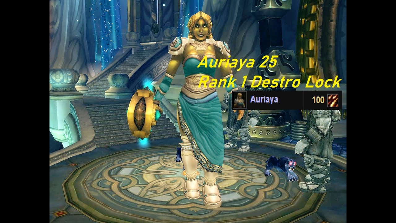 WoW Classic WOTLK | Auiraya Rank 1 Destro Lock - YouTube