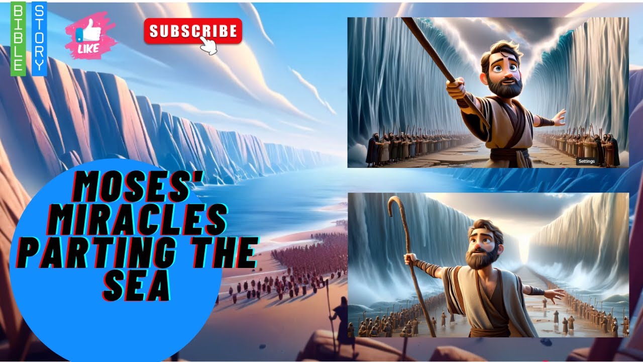 Moses' Miracles Parting the Sea - YouTube