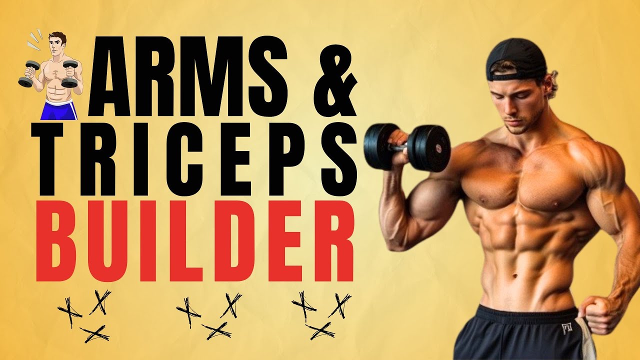 Arms & Triceps Builder | Dumbbell Workout for Bigger Biceps & Stronger ...