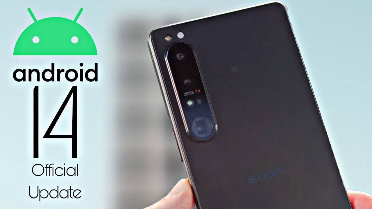 Xperia 1 V Android 14 Update project - YouTube