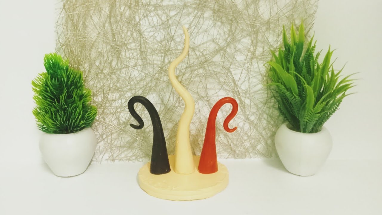 How To Make Showpiece from clay|clay se showpiece banaye|| - YouTube