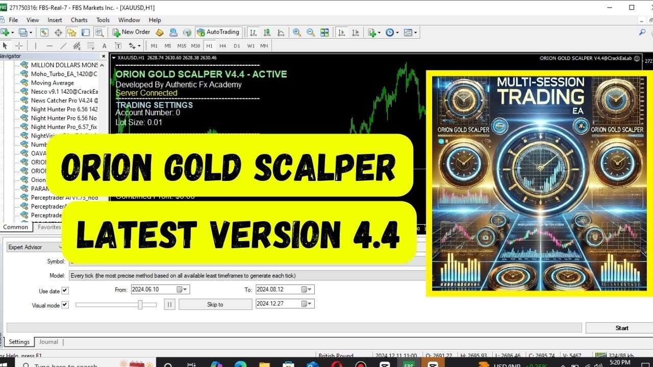 ORION GOLD SCALPER V4.4 | Category : MT4 EA (Build +1431) | Get Now ...