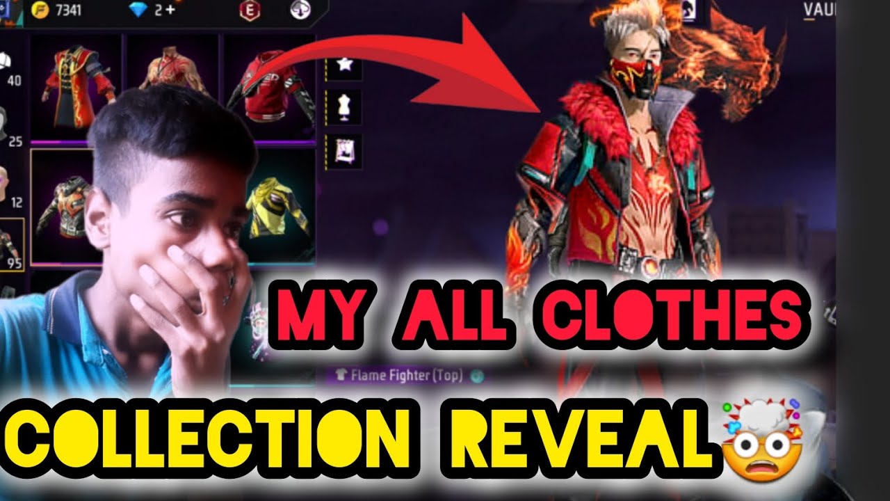 My All Clothes Collection Reveal 🤯 Free fire || Free fire max ...