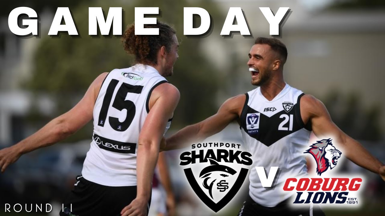Sharks WIN 6 in a ROW | Game Day Vlog v Coburg Lions - YouTube