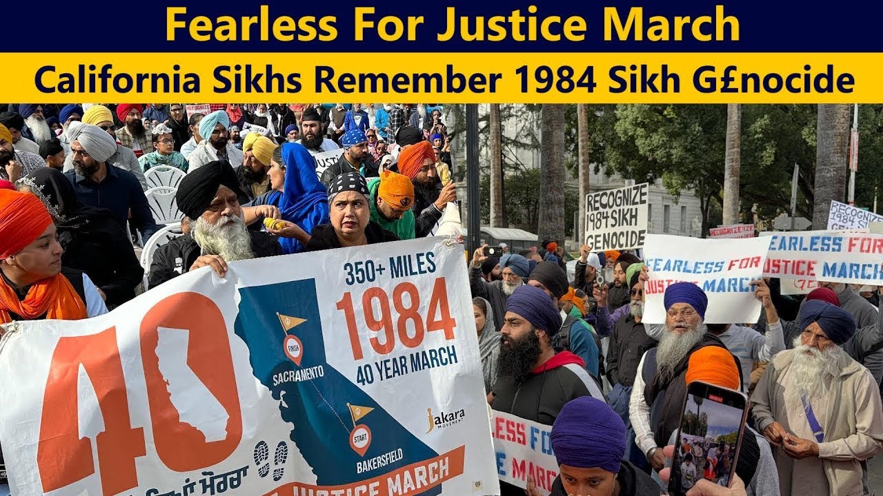 Fearless For Justice March | California Sikhs Remember 1984 Sikh G ...