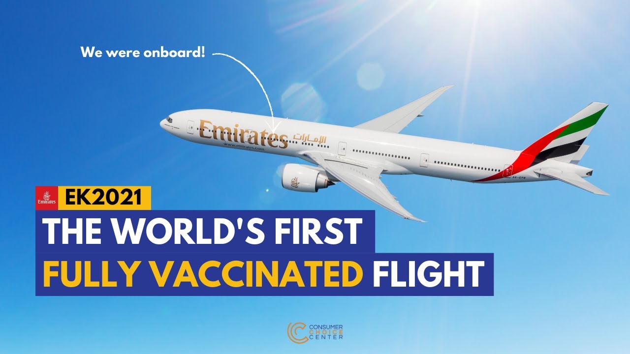 World's First Fully Vaccinated Flight | Interview with Adel Al Redha ...