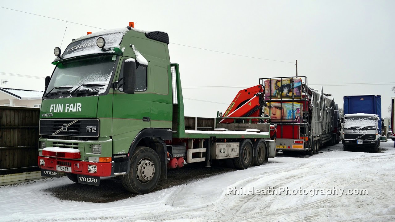Danter's Fun Fair Yard in the Snow - 9th January 2013 (Part 2 of 2 ...