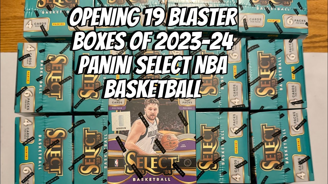 Opening 19 Select Blaster Boxes of 2023-24 Panini Select NBA Basketball ...