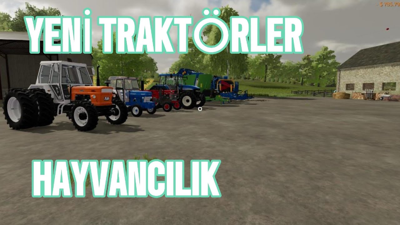 YENİ TRAKTÖRLER HAYVANLAR VE EKİPMANLAR FS22 GAMEPLAY - YouTube