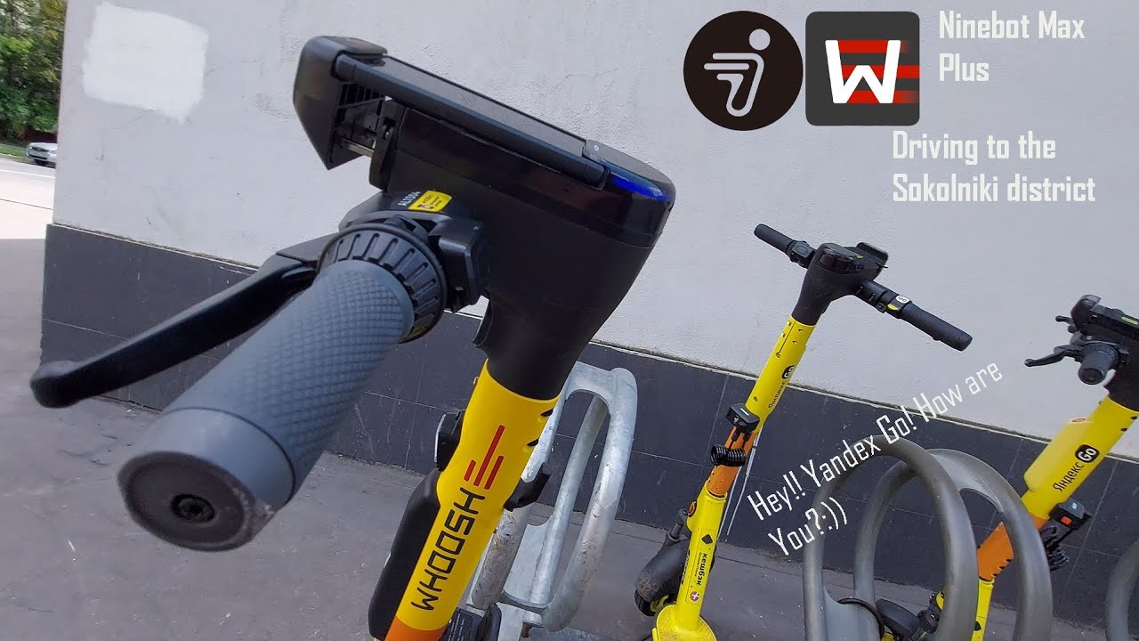 "Whoosh" Ninebot Max Plus Electric Scooter To Rent - driving to the ...