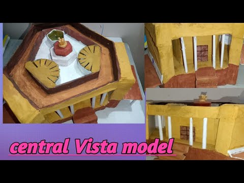 How to make central Vista model for school project, new parliament ...