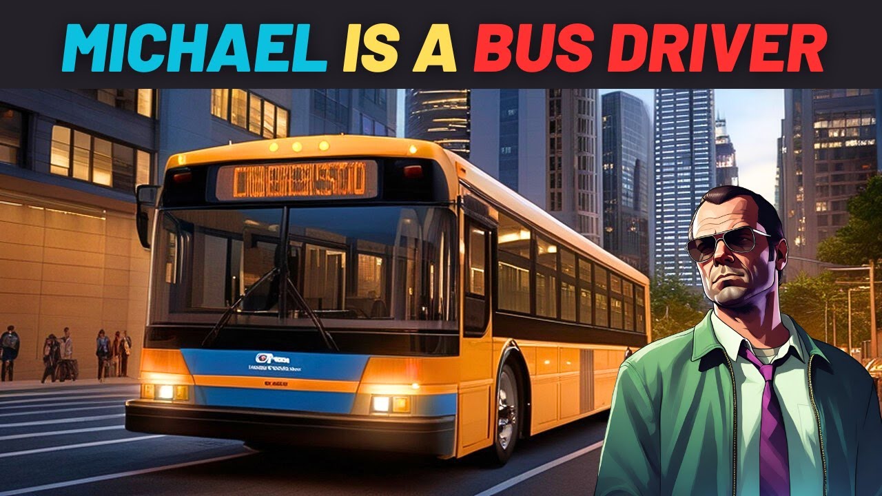 Michael Is A Bus Driver | Grand Theft Auto V | gta 5 mods | Bus ...