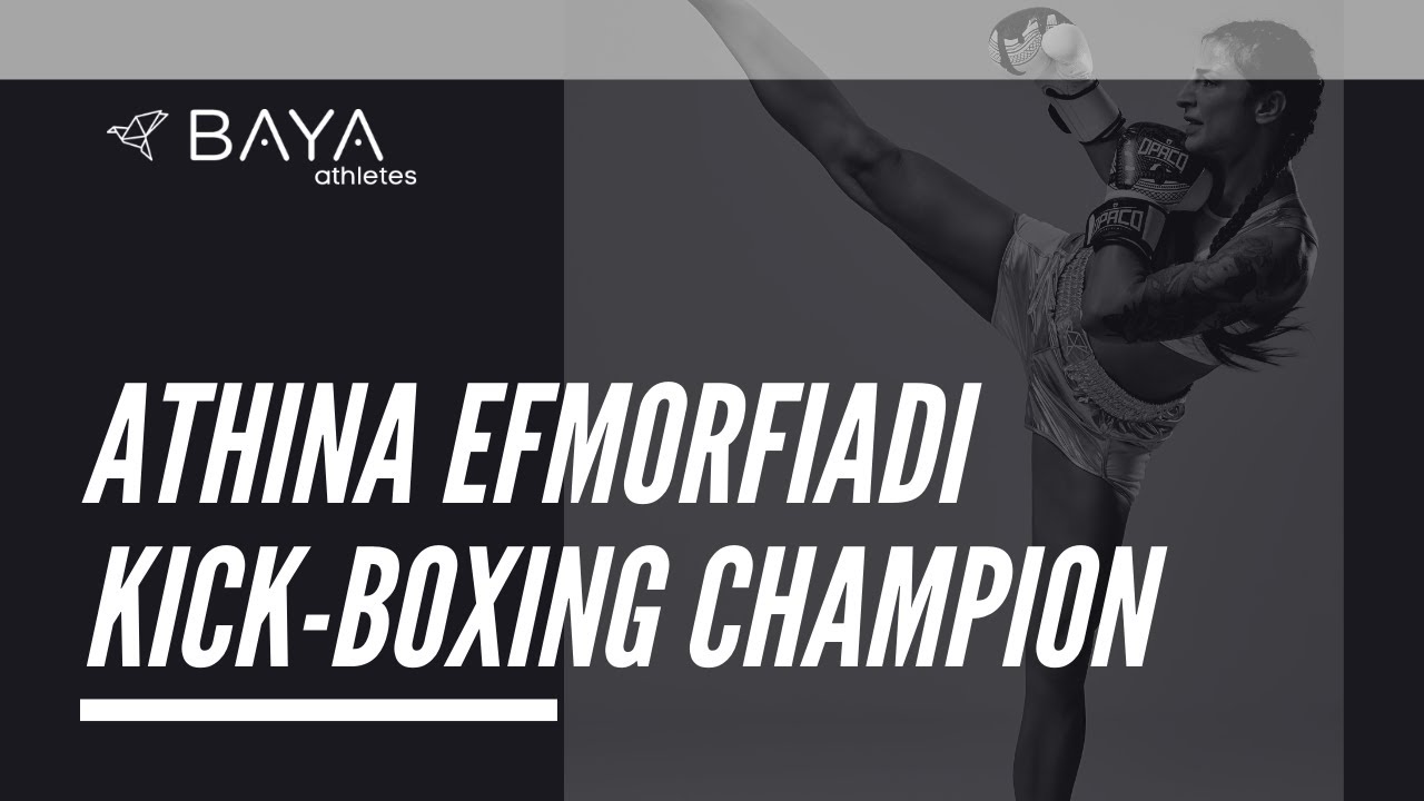 Baya.fit- Athina Efmorfiadi Kick boxer #bayaathlete - YouTube
