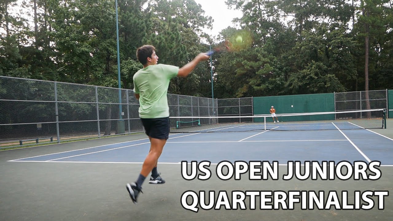 Playing a Match w/ US Open Quarterfinalist | Match Play w/ Alex | 8-4 ...
