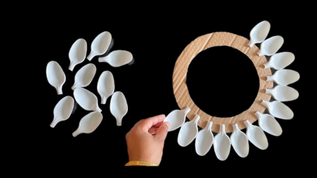 Beautiful &easy spoon wall hanging ideas 💡.spoon craft for home ...