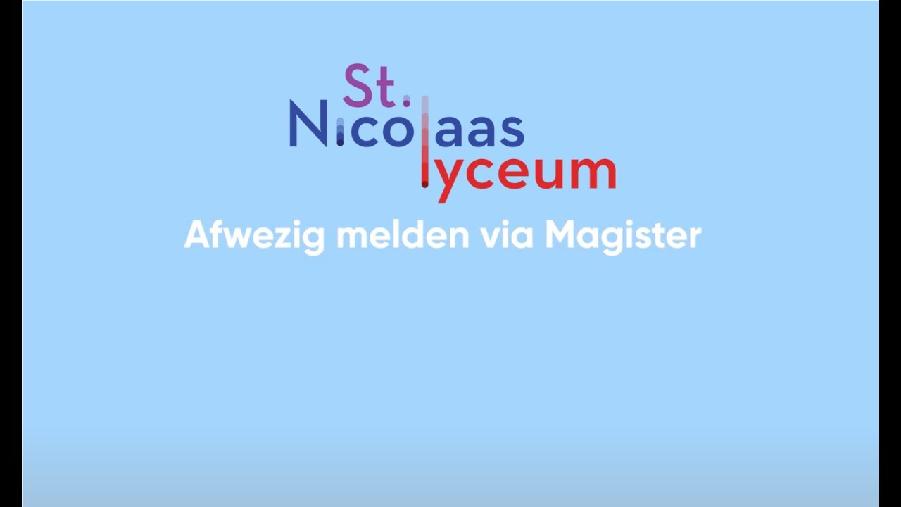 Uitleg afwezig melden via Magister voor ouders - YouTube