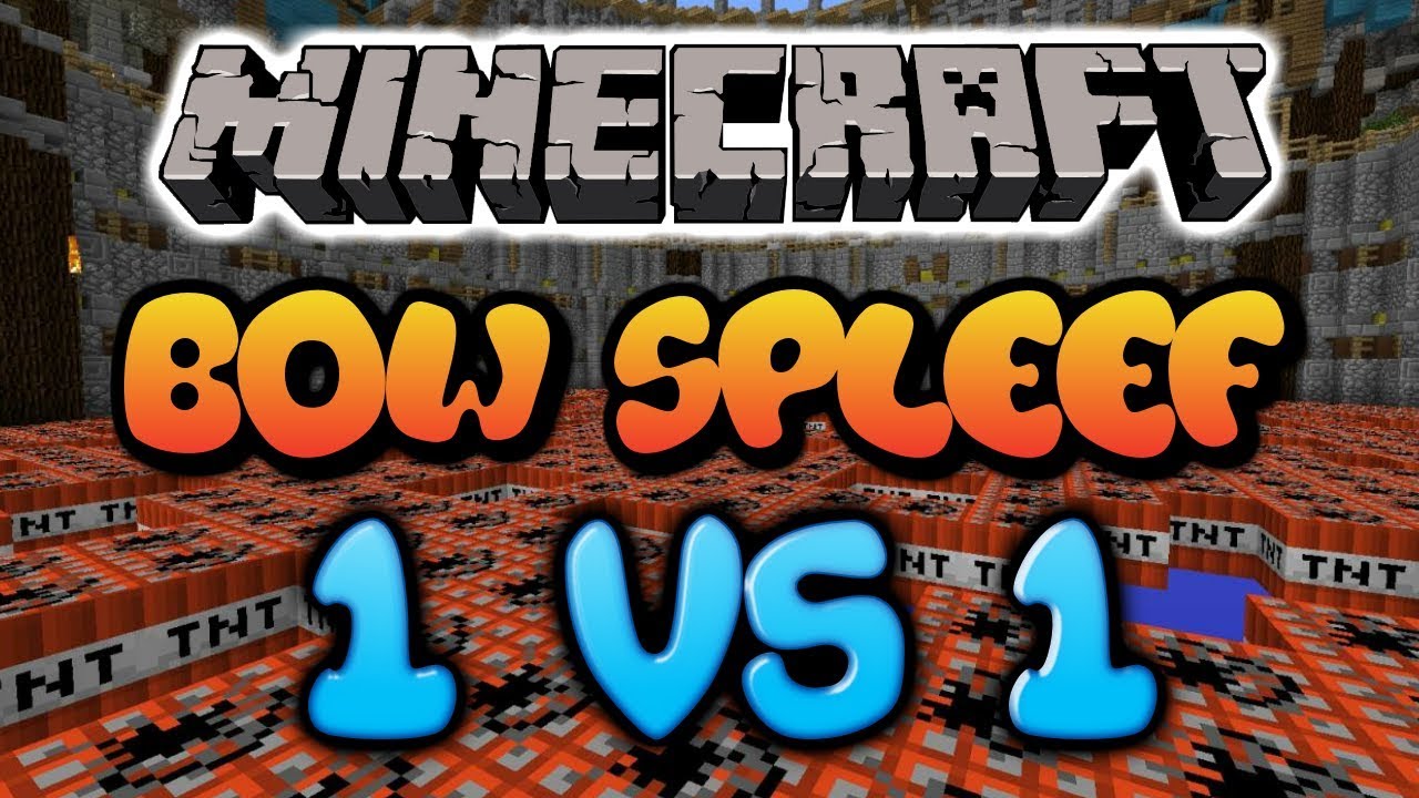 CRAZY 1vs1 | Minecraft TNT Bow Spleef - YouTube