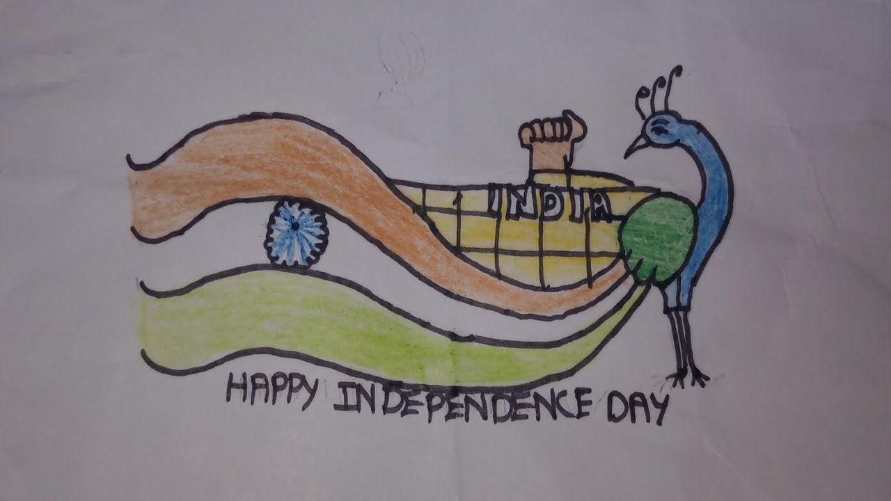 Peacock Independence Day Drawing || #national bird || #viral #video # ...