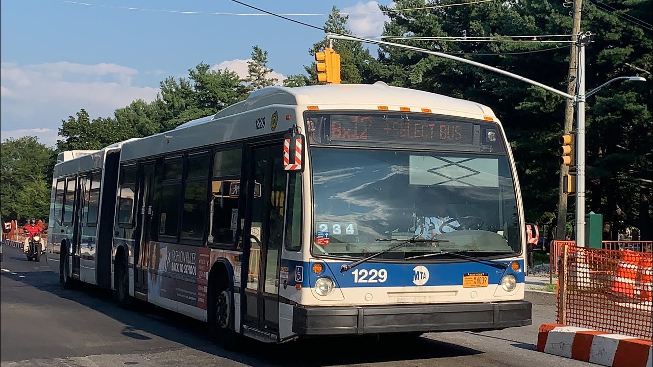 MTA NYCT Bus - 2010-2011 NovaBus LFSA #1229 On The Bx12 +SBS* - YouTube