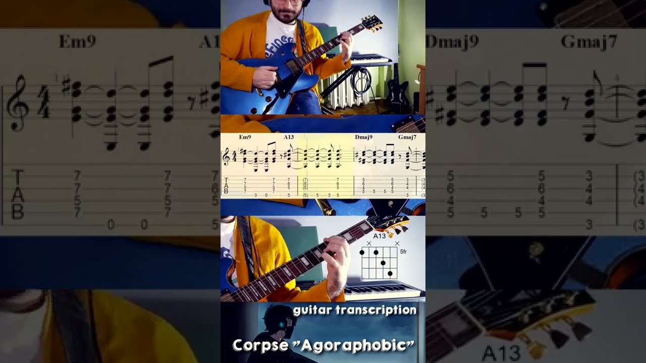 Agoraphobic by Corpse with tabs #shorts - YouTube