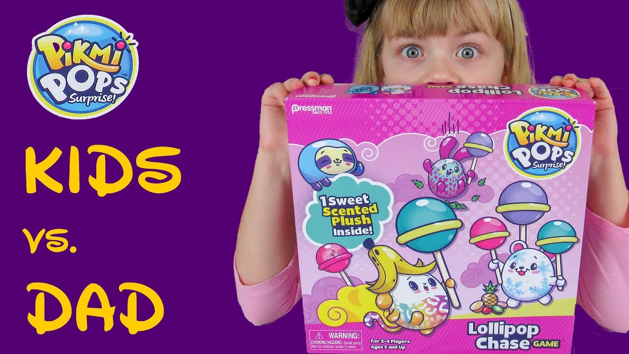 Pikmi Pop Surprise - Lollipop Chase Game from Pressman - YouTube
