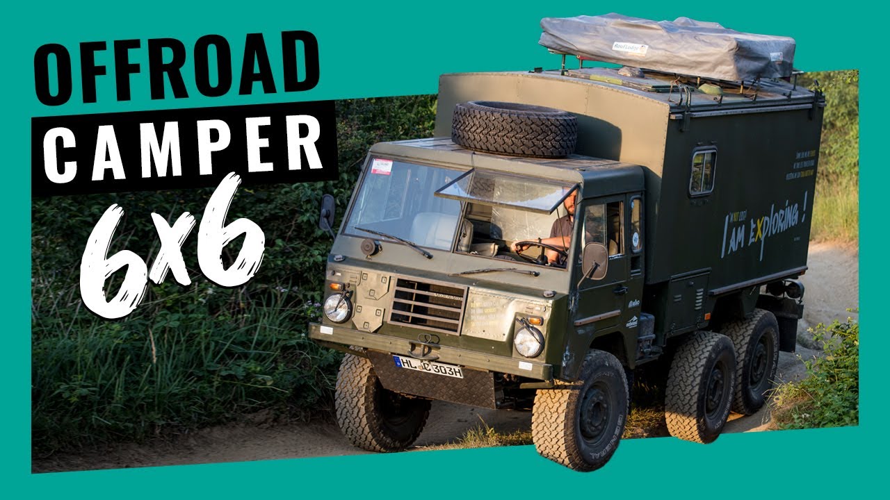 6x6 Camper Van Conversion – EXPLORER DIY Offroad Motorhome – Part 1 ...