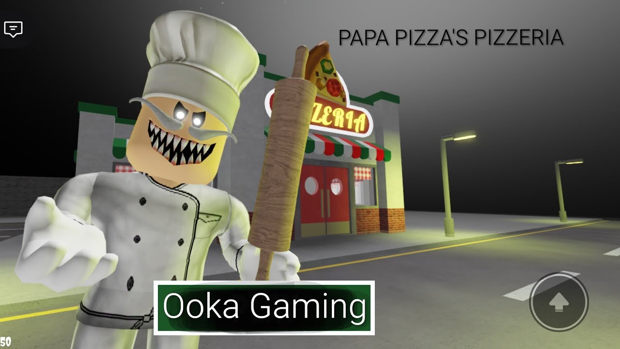 Escape Papa Pizza's Pizzeria (SCARY OBBY)@Gojo_Master-b4w #roblox # ...
