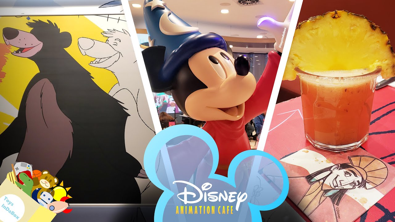 ¡VISITA A LA CAFETERÍA DE DISNEY! | ANIMATION CAFE | Toys InDaBox - YouTube