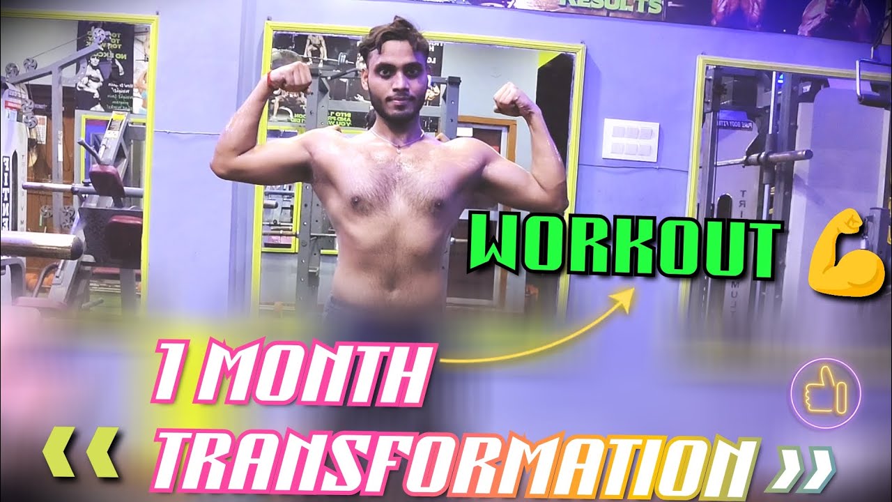 One month Transformation workout 💪!! Body kaise banaye!! weight gain in ...