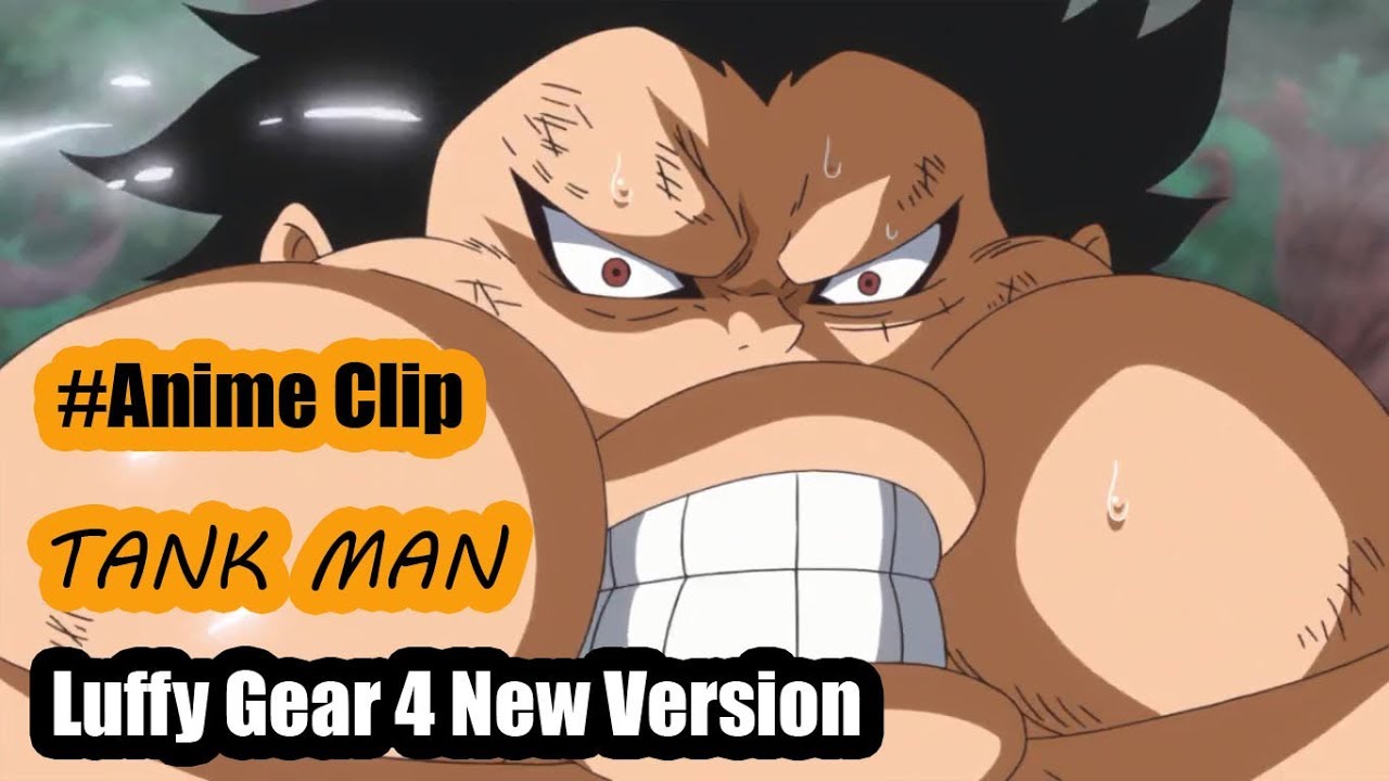 Luffy Transform to full version gear four tank man - YouTube