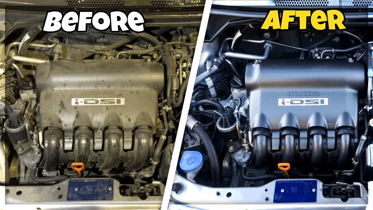 How to Clean a Engine Car - TUTORIAL - YouTube