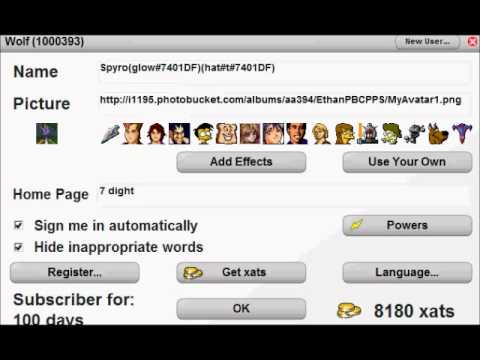 7 dight xat ID for sale - YouTube
