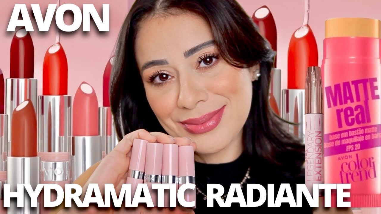 NOVO BATOM AVON HYDRAMATIC Tratamake e mais - YouTube