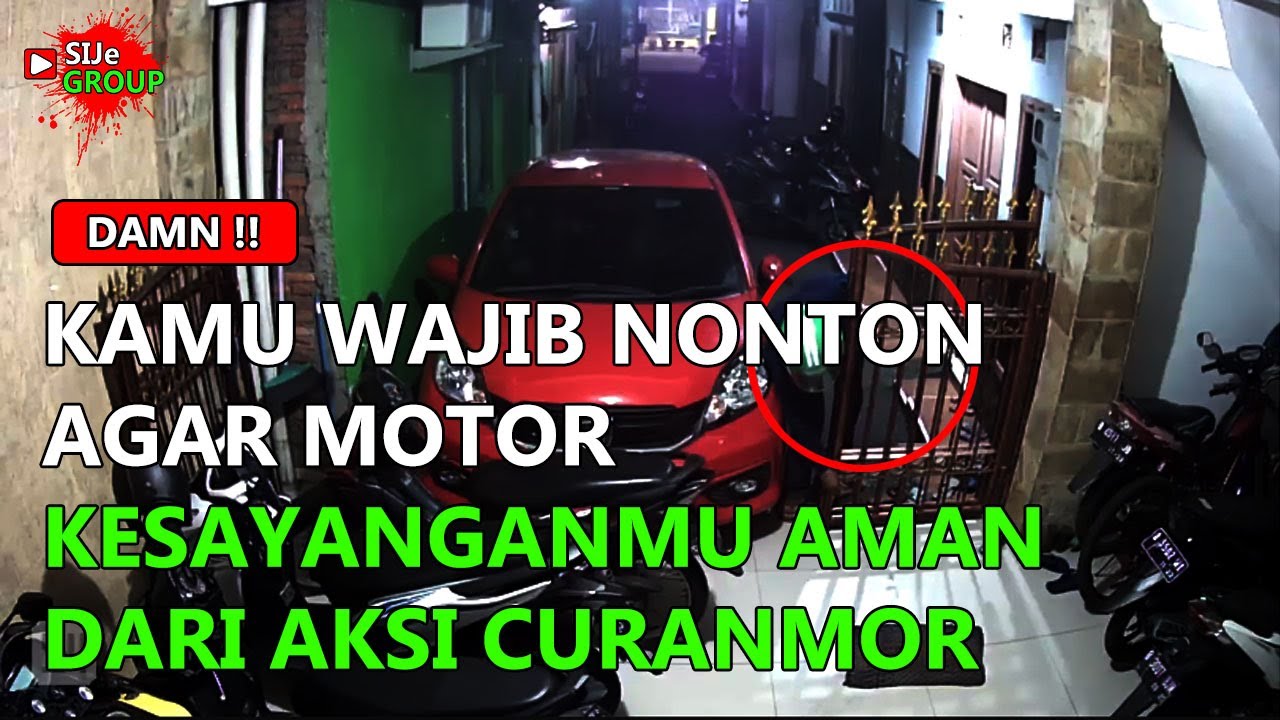 Aksi Curanmor Paling Berani, Kamu Perlu Siaga Agar Motormu Aman || Aksi ...