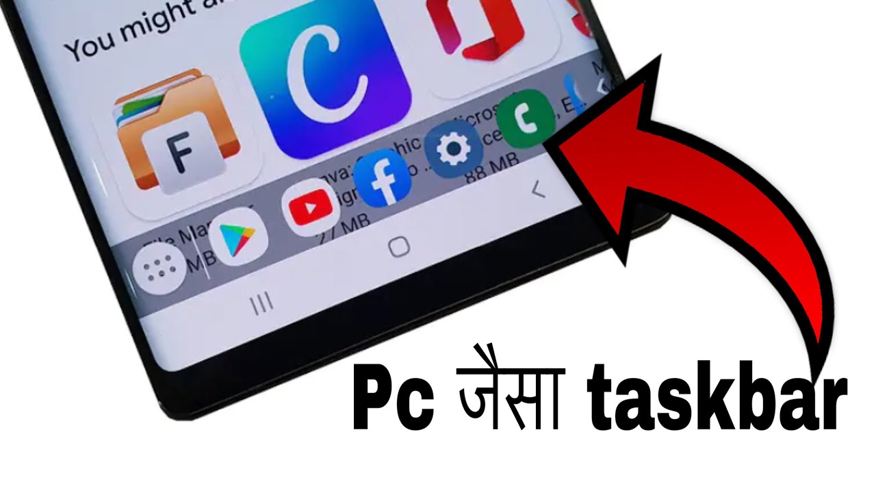 Bring the PC's Taskbar to your Android phone - YouTube