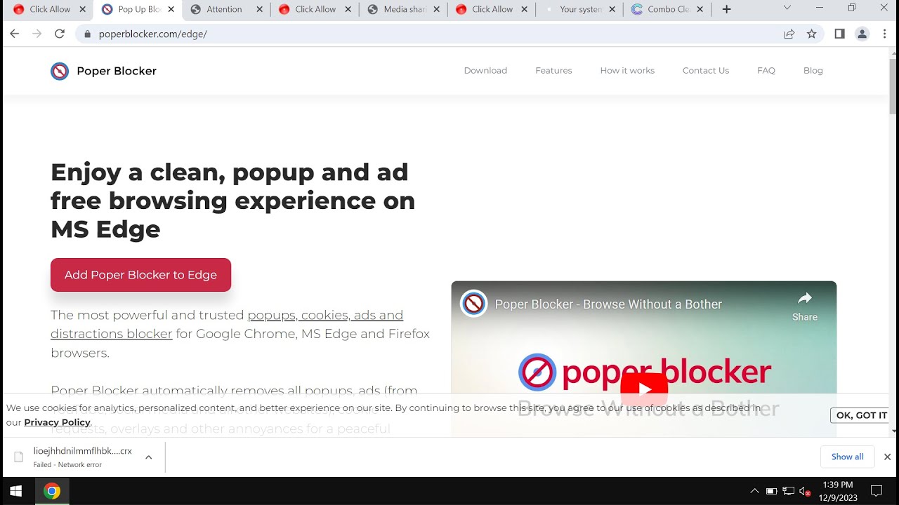 Poperblocker.com Poper Blocker pop-up removal. - YouTube