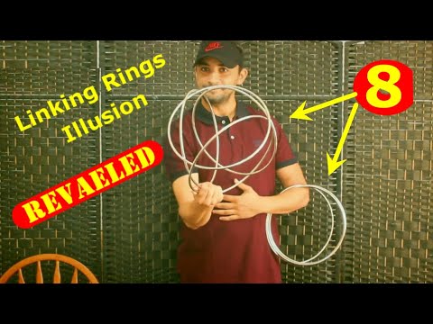 magic trick revealed ... linking rings illusion - YouTube