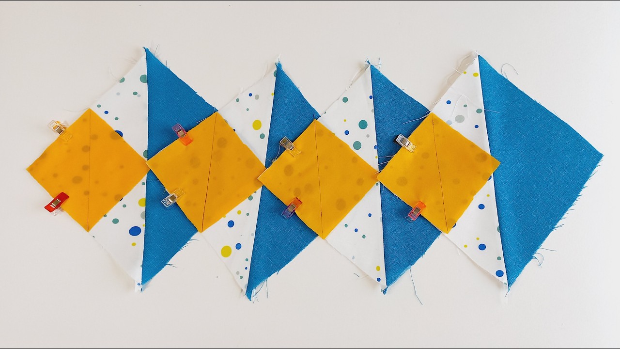 Even sewing beginners can simply make patchwork using this method ...