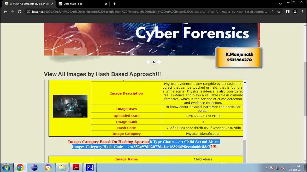 ChaSAM An Architecture Based on Perceptual Hashing for Image Detection ...