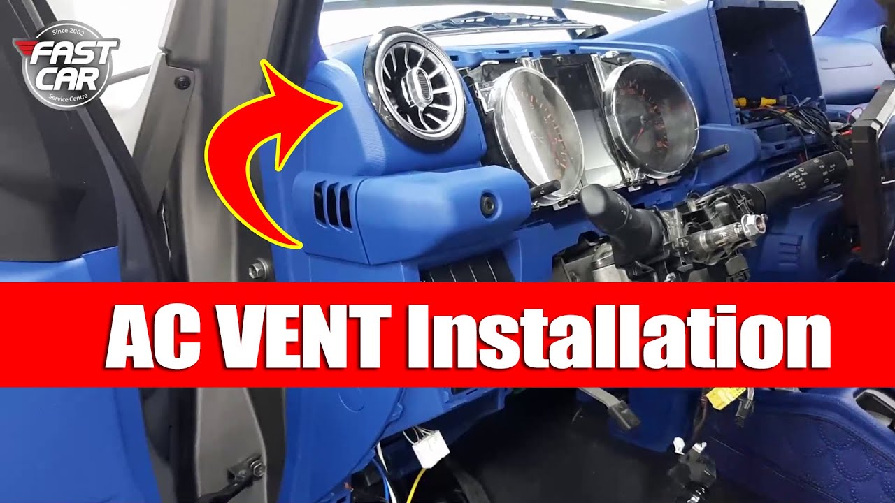 AC VENT INSTALLATION - YouTube