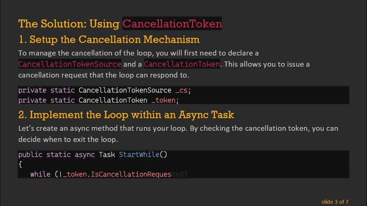 How to Effectively Stop a Do-While Loop in a Windows Forms Application with a Button - YouTube