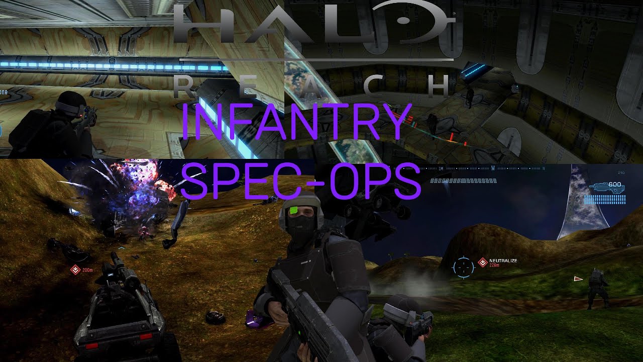 Halo Reach - Infantry - Spec Ops (Rescue) full mission - YouTube