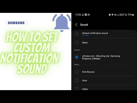 How to set custom notification sound for an app samsung me Custom ...