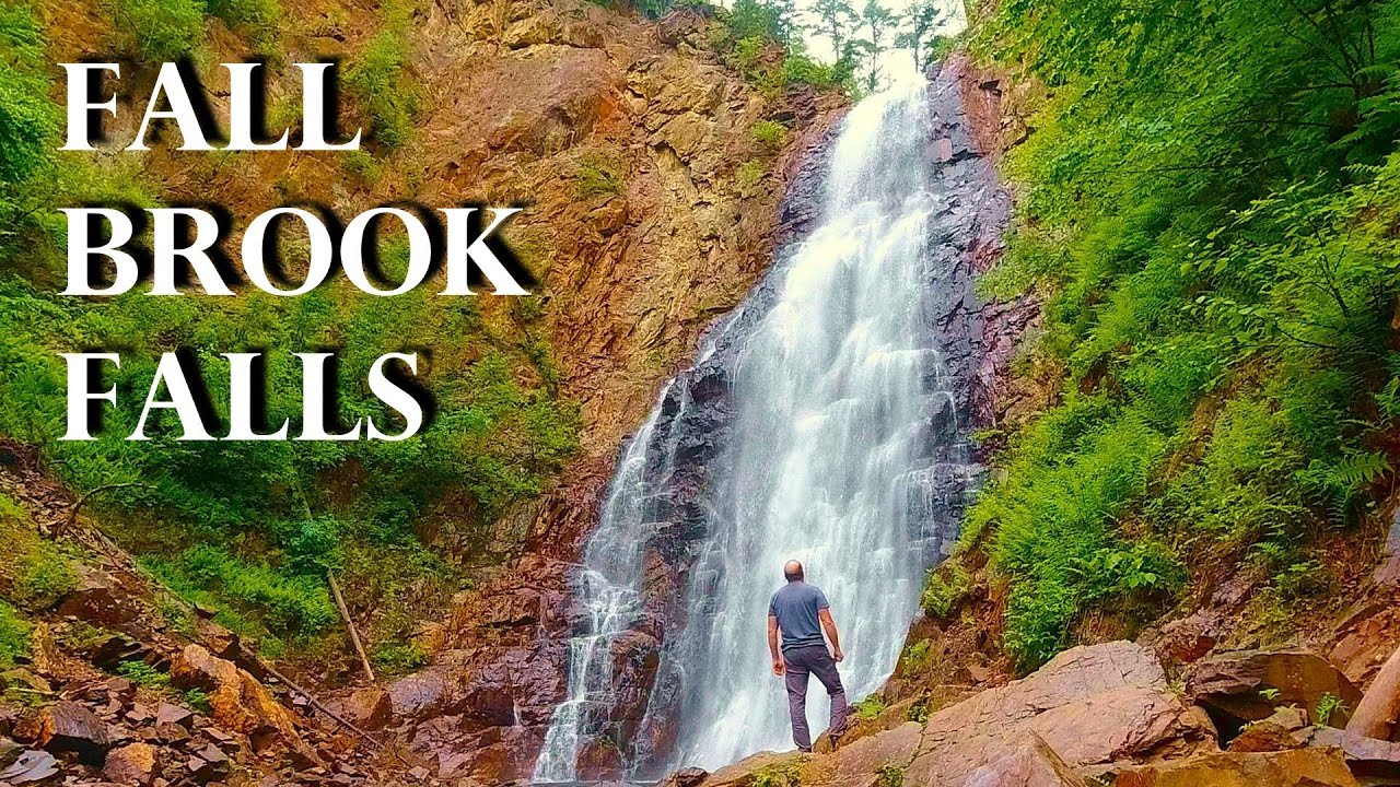 Tallest Single-Drop Waterfall in New Brunswick! Fall Brook Falls - YouTube