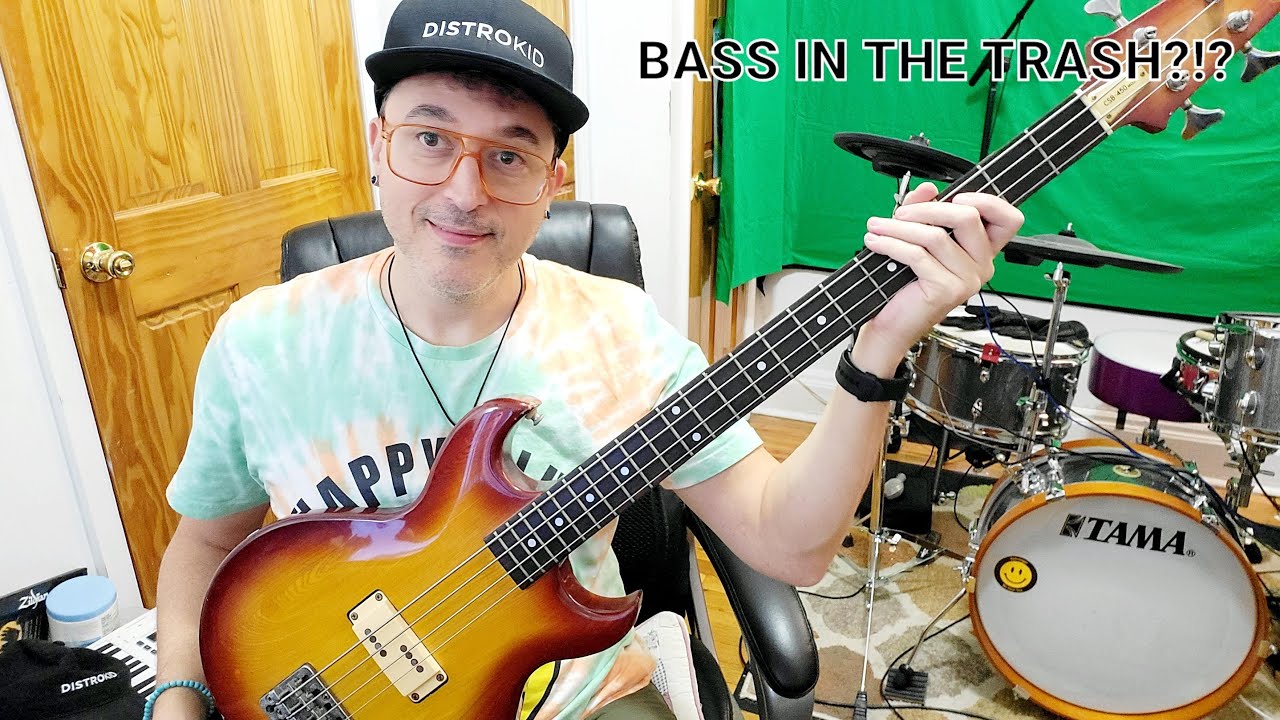I found a bass in the trash - YouTube
